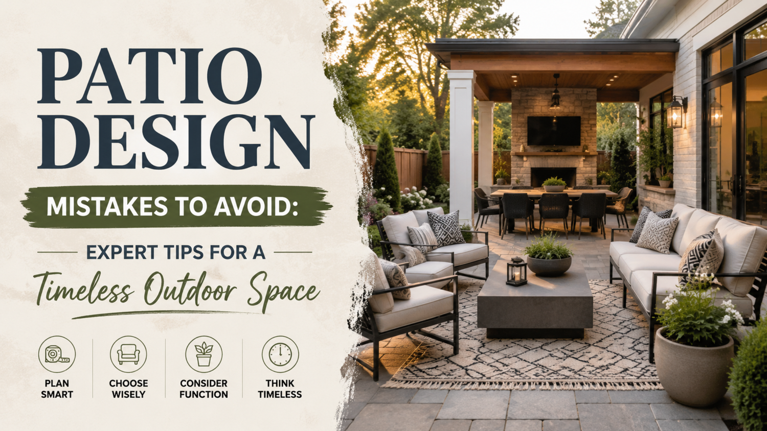 Patio Design Mistakes to Avoid for a Timeless Outdoor Space
